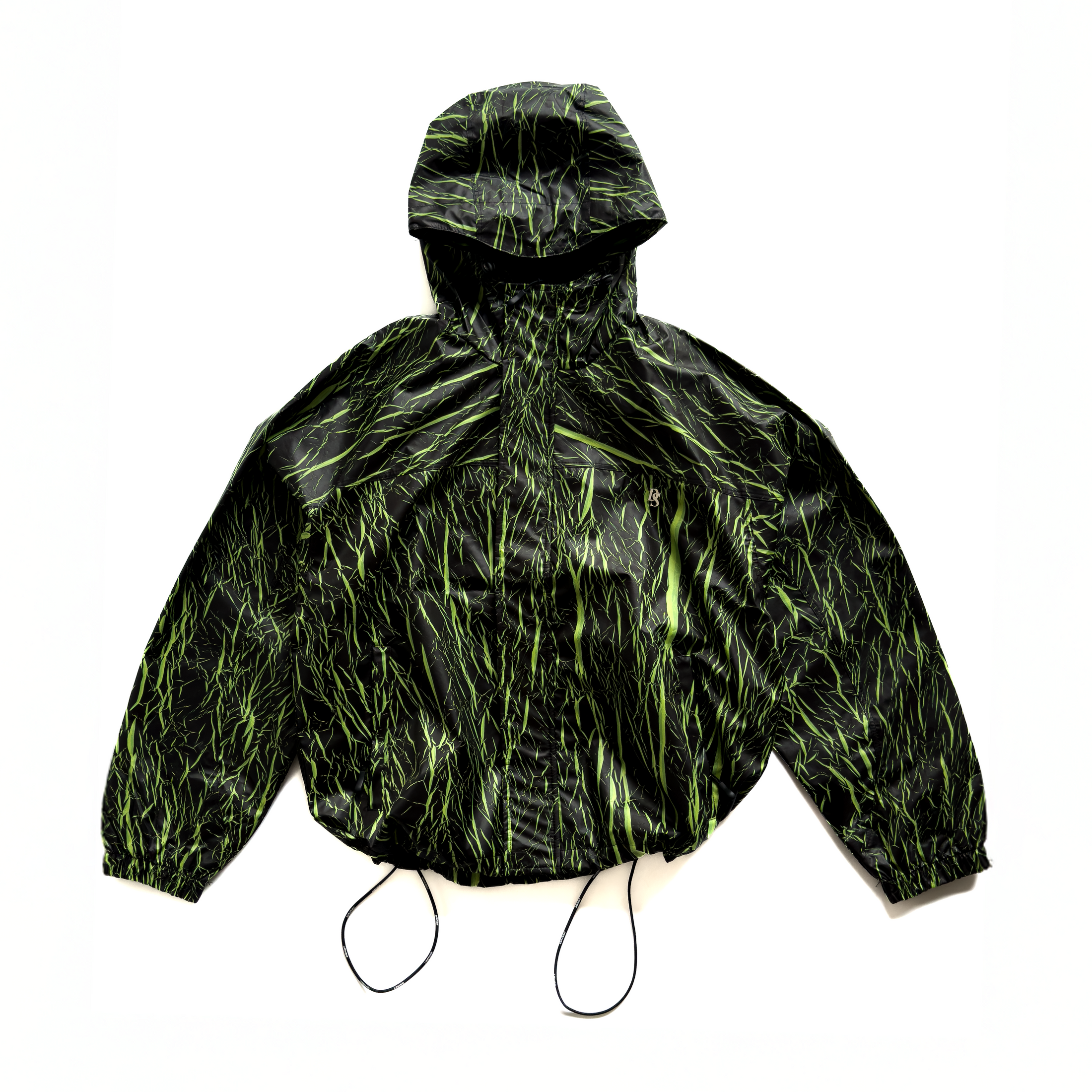 Black / Green Cracked Jacket – DRINK SEXY